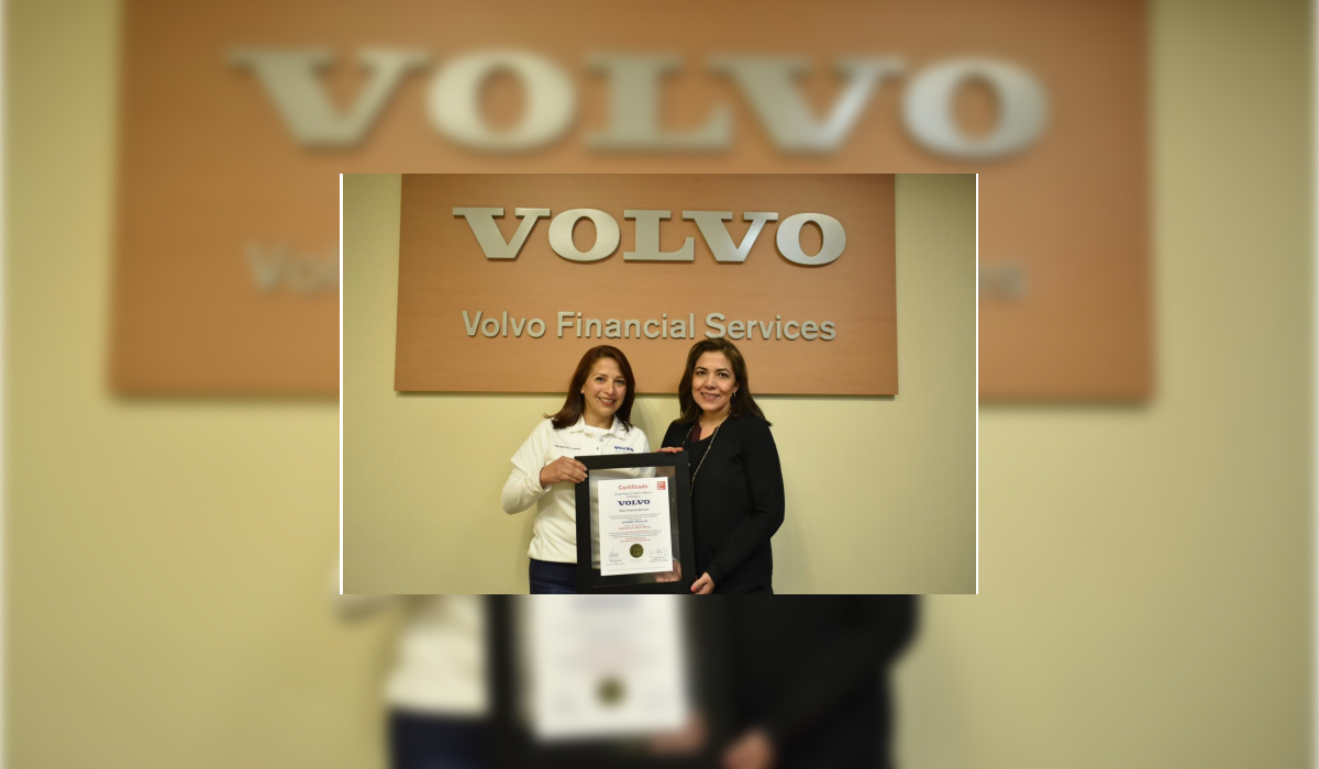 Recibe Volvo Financial Services México certificación Great Place to ...