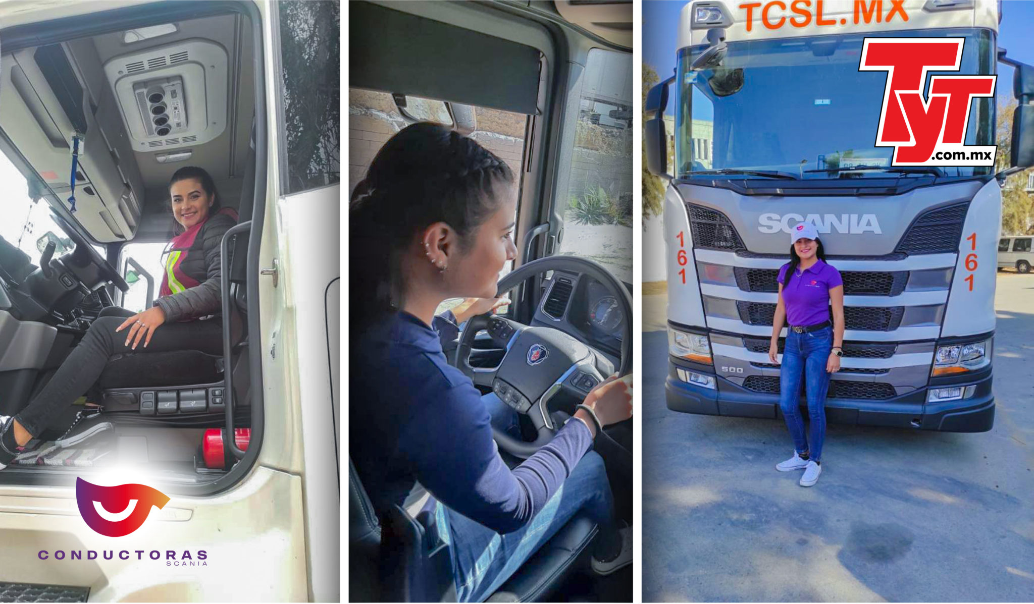 Conductoras Scania: Alma Ochoa trabajaba en transporte de personal ...