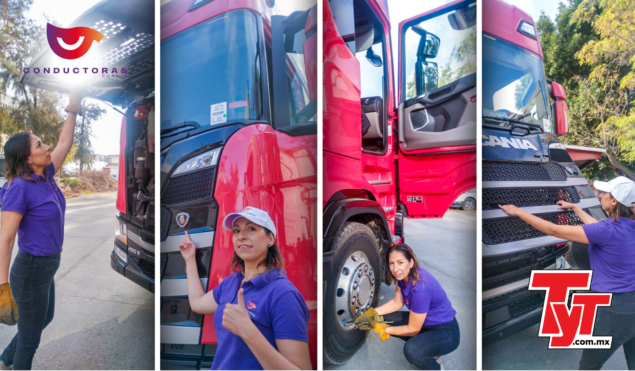 Conductoras Scania: María Félix, de ingeniera en logística al ...