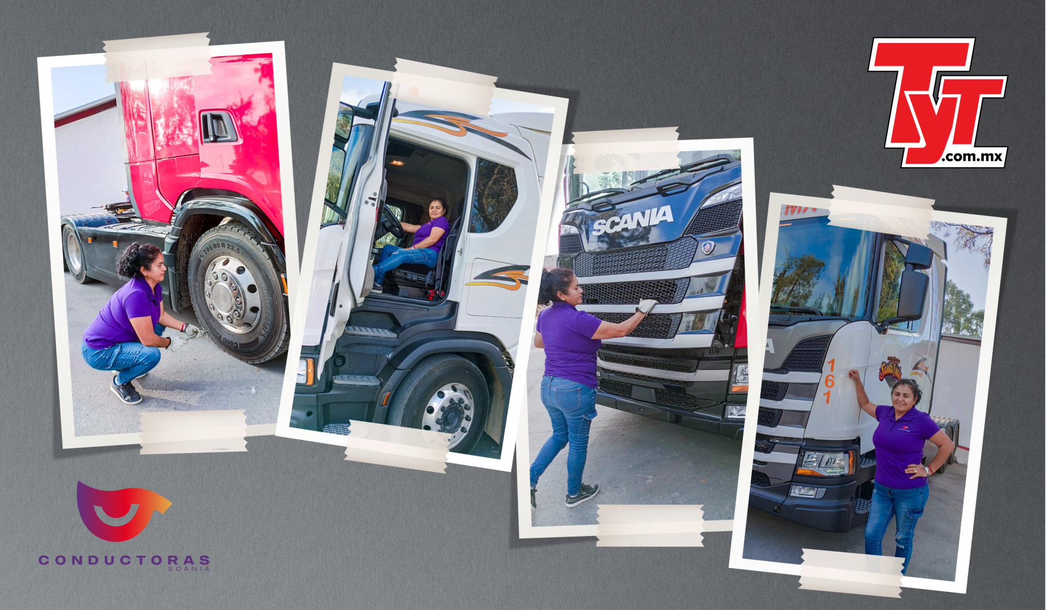 Conductoras Scania: Sabina Negrete siempre quiso manejar un ...