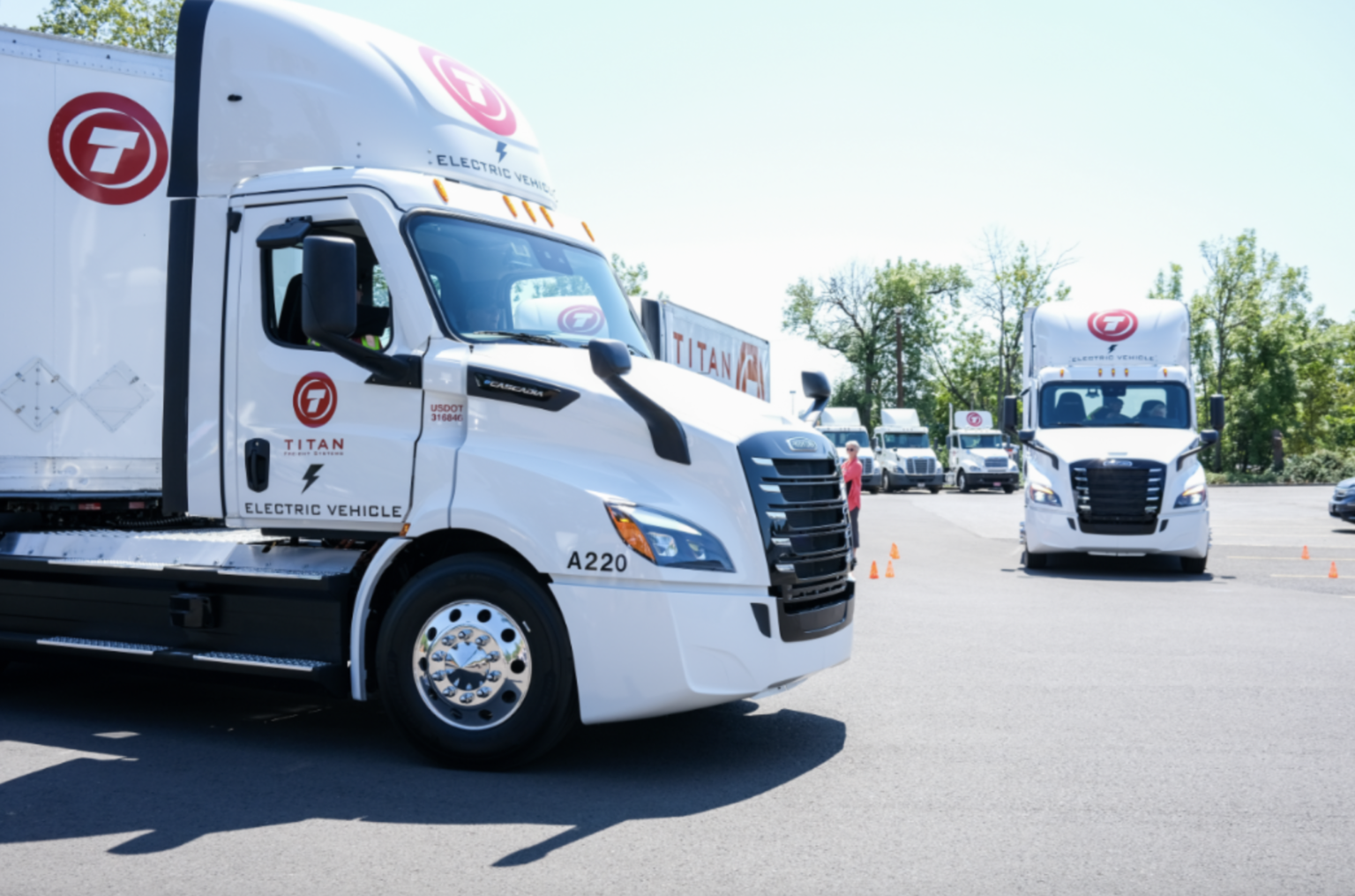 TITAN Freight Systems vivió electrizante entrega con la llegada de tres ...