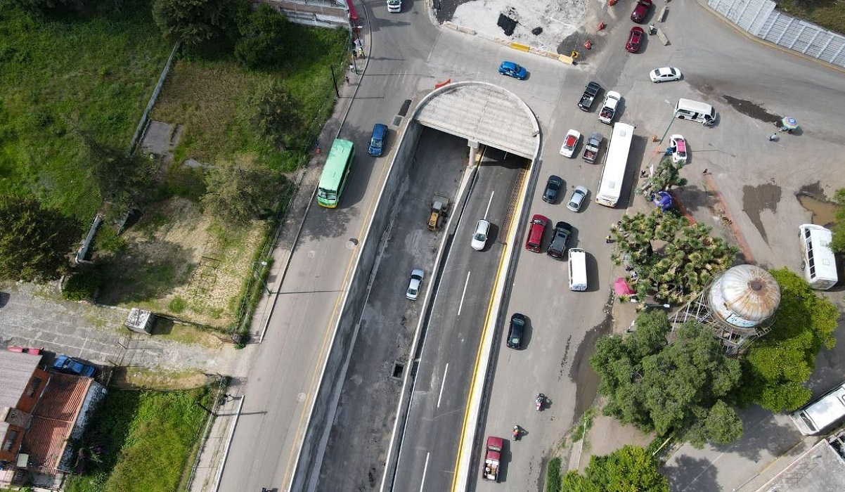 Abren circulación en 4 carriles del distribuidor vial de salida a ...