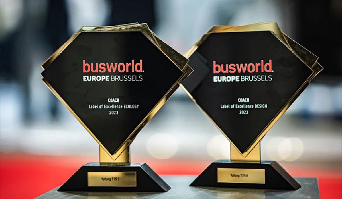 Yutong se lleva premios por diseño y sostenibilidad en Busworld 2023 ...