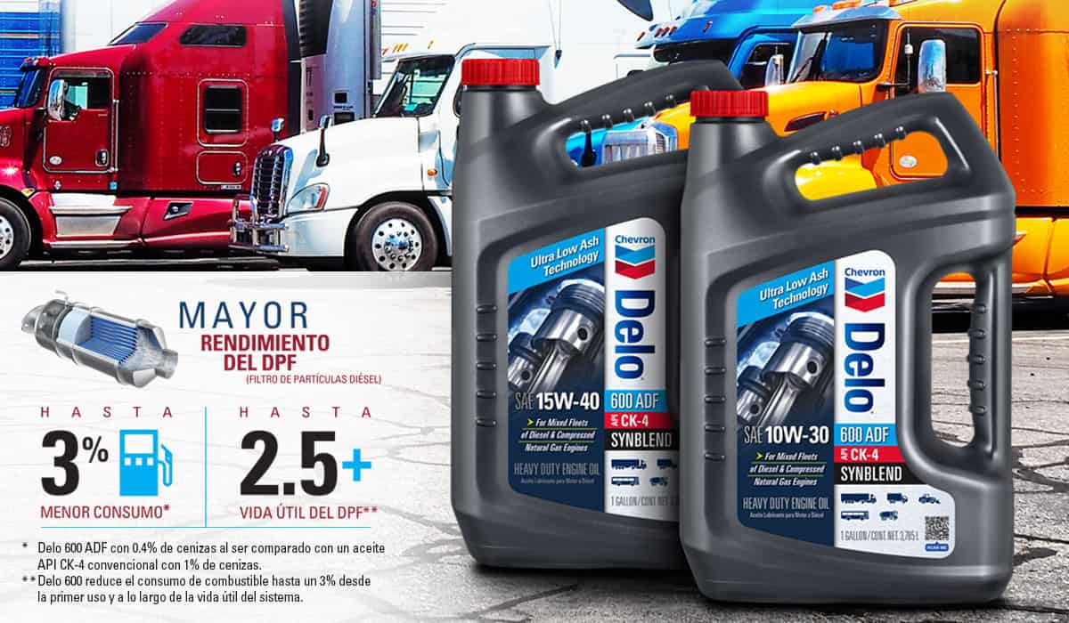 Chevron Delo 600 ADF, cambiando los estándares de rendimiento de las flotas en el mundo ...