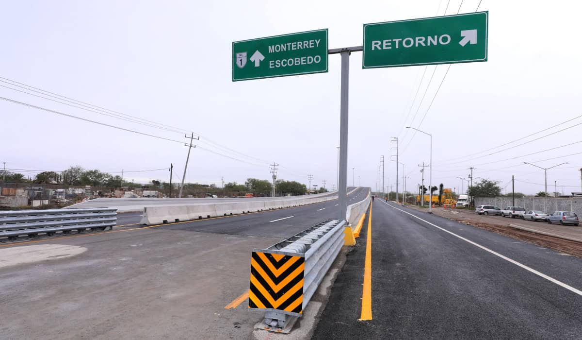 Inauguran Paso Superior Vehicular de la carretera Monterrey-Colombia ...