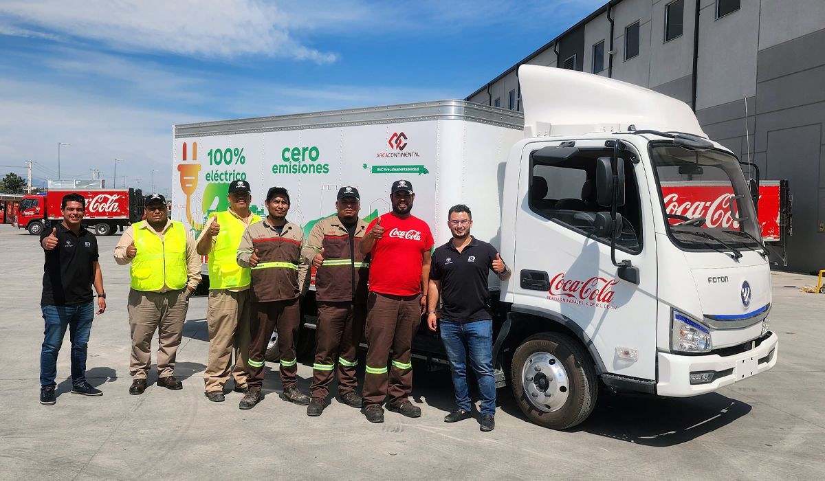Arca Continental electrifica su flota con FOTON México | Revista TyT