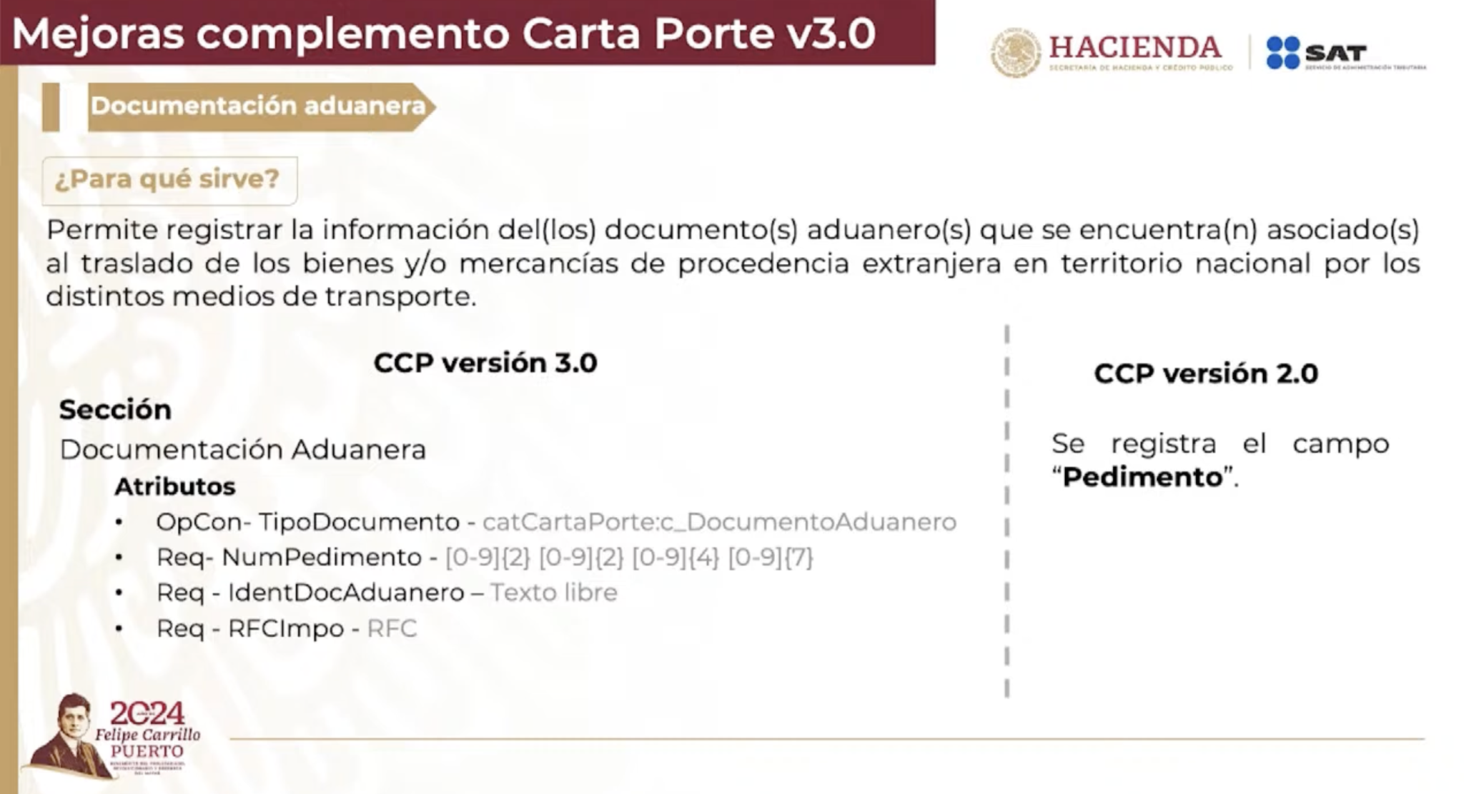 Complemento Carta Porte 3.0, única versión válida a partir del 1 de abril: SAT | Revista TyT