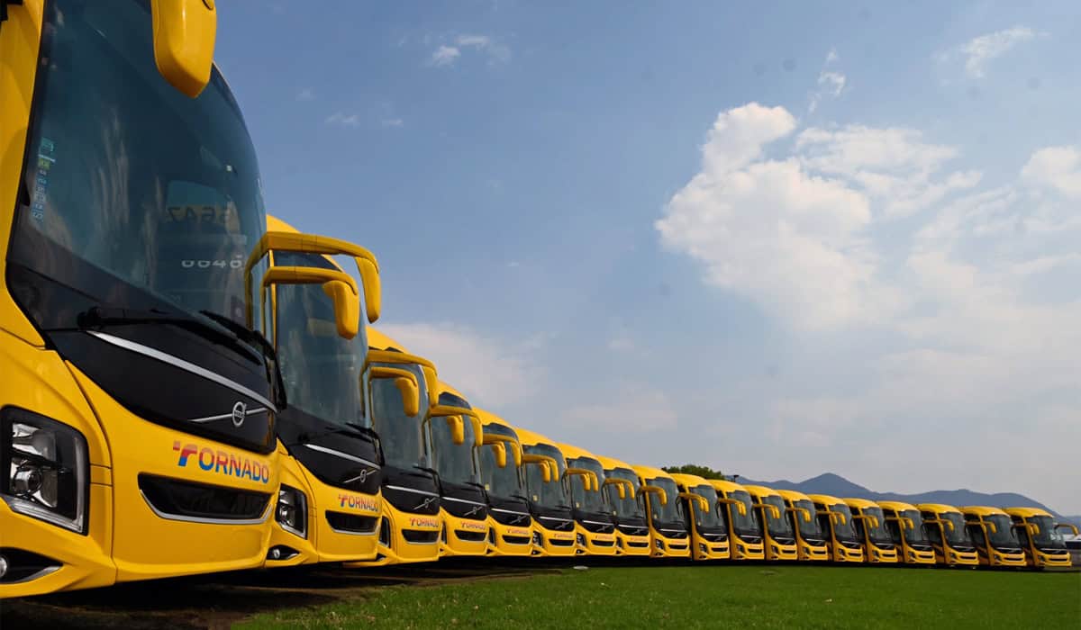 Tornado Bus Company estrena 20 unidades Volvo 9800 | Revista TyT