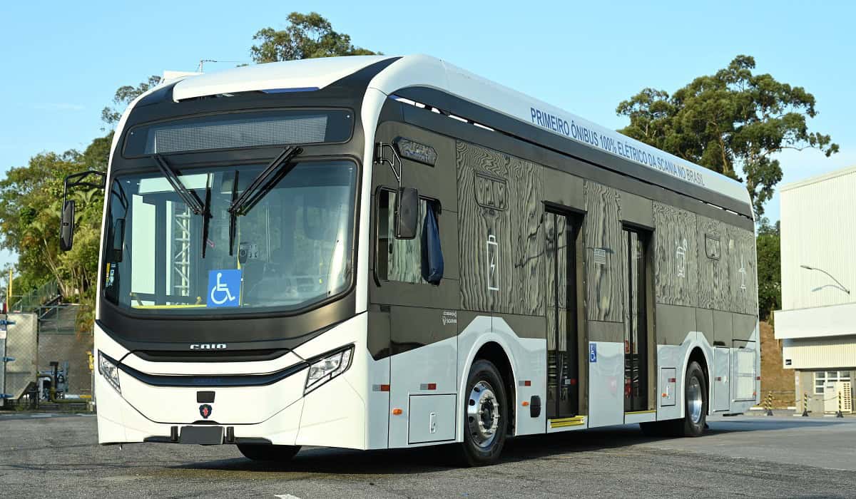 Así es el primer autobús 100% eléctrico que Scania lanza en Brasil ...