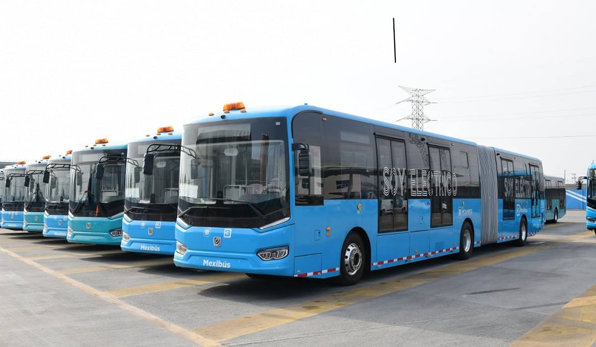 Inician las pruebas de autobuses eléctricos con 10 Sunwin en el Mexibús ...