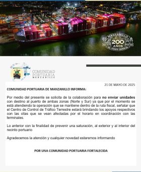 Se satura puerto de Manzanillo; Aduana pide no enviar camiones | Revista TyT