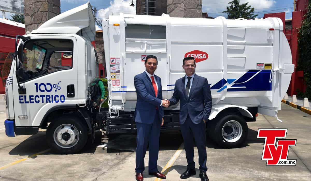 Auteco y Cemsa presentan el primer camión recolector 100% eléctrico con ...