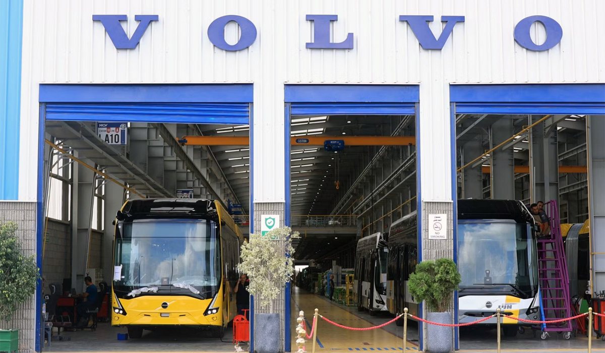 Inauguran planta para autobuses eléctricos Volvo para el mercado europeo | Revista TyT