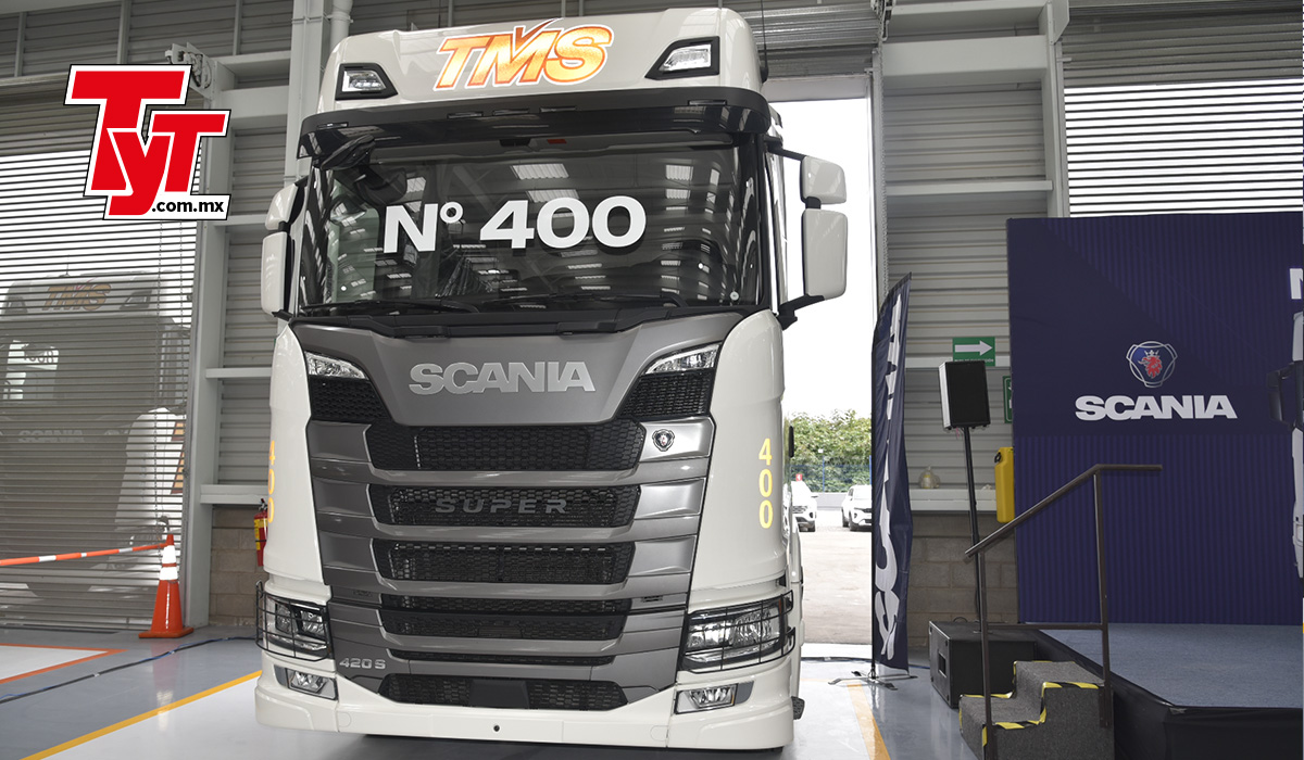 Scania y TMS confirman su alianza con la entrega de la unidad 400 ...