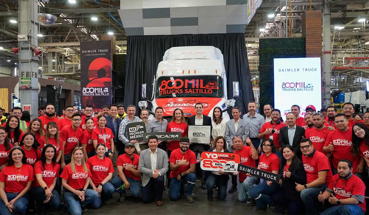 Daimler Truck Planta Saltillo entrega su unidad 800,000 a Transportes ...